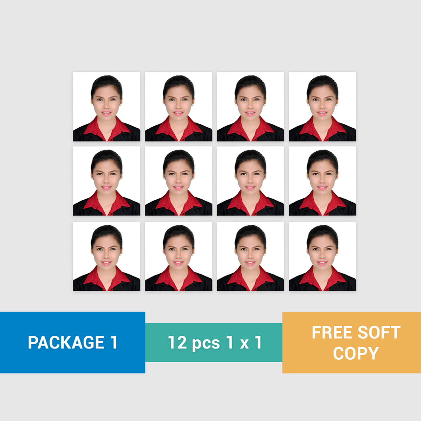 ID Package 1: 12 pcs. 1 x 1 in. – Picture City